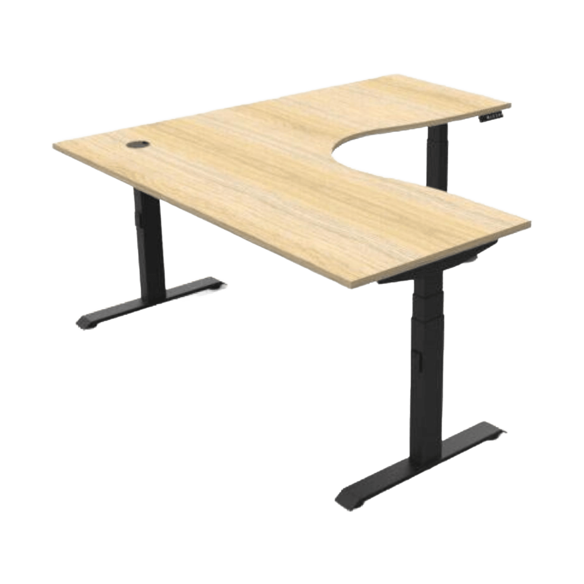 Corner Desk Height Adjustable Boost+ Square Leg | OFC