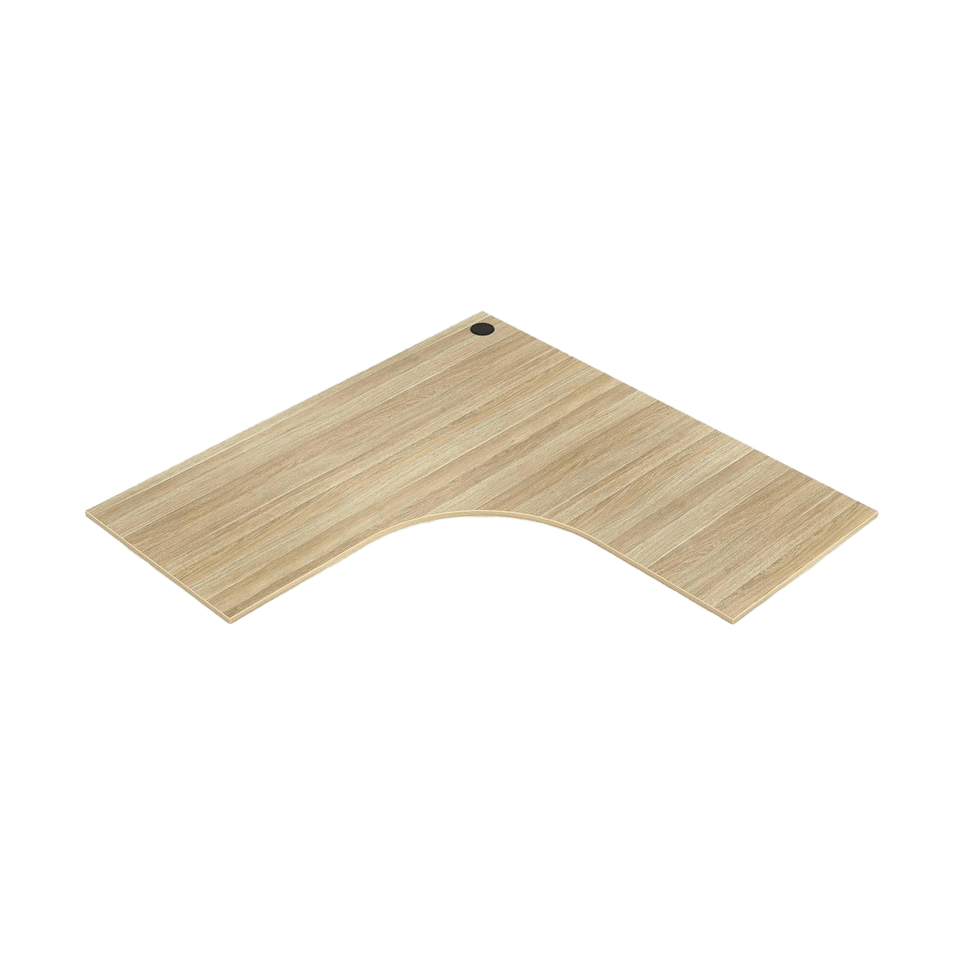Corner Worktop in New Oak - Durable 2-Piece Design
