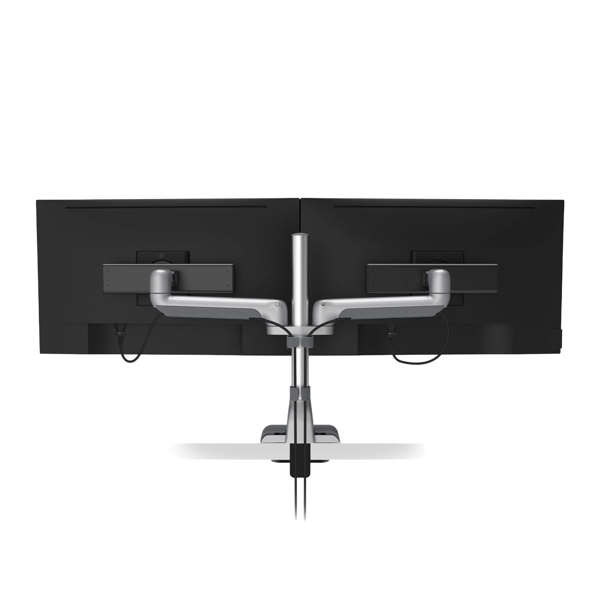 E5 Dual Static Pole Monitor Arm