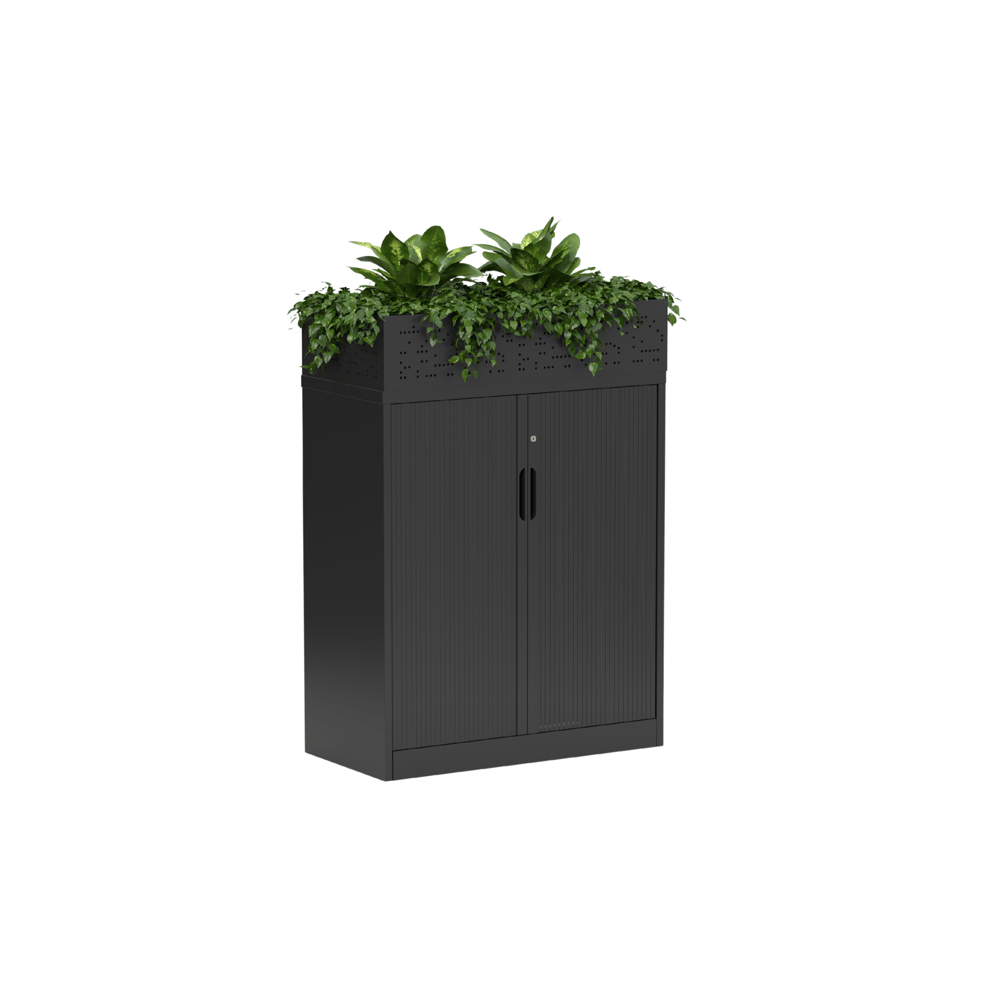 Tempo Tambour Storage Unit With Retracting Doors